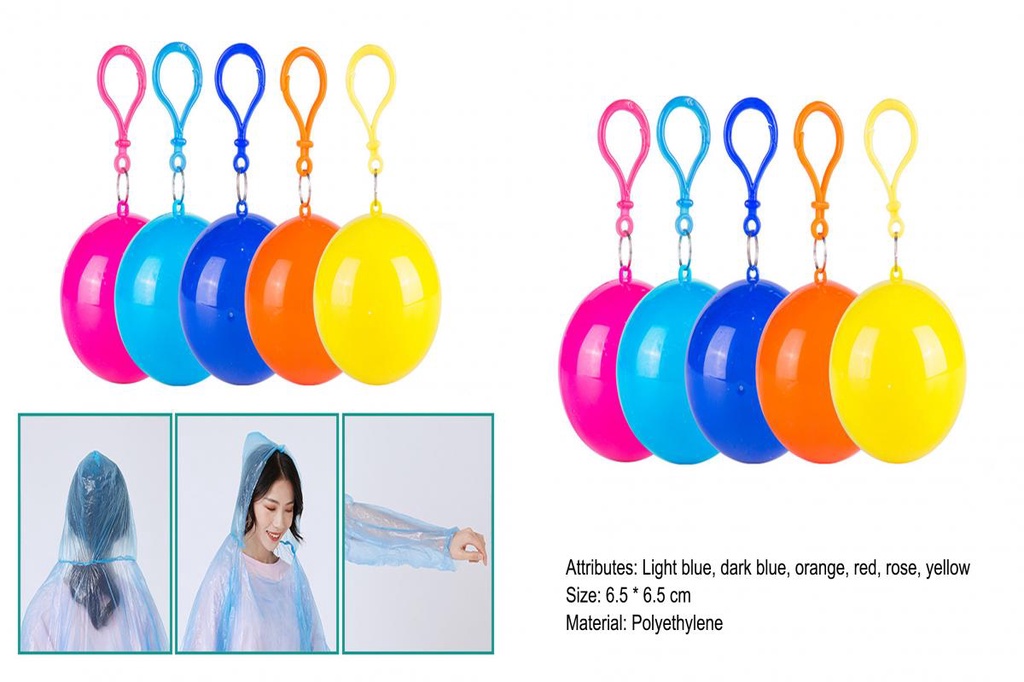{BIG} Wide Application Disposable Rain Ponchos for Outdoor Compact ...
