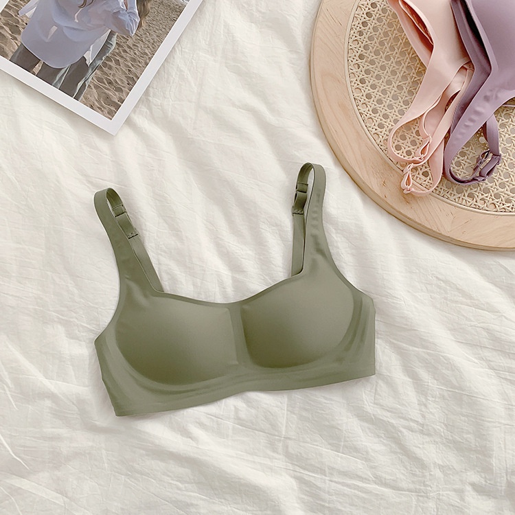 MOMO Japanese Suji Bra 6.0 Square Collar Bra Seamless Bra Push Up Bra ...