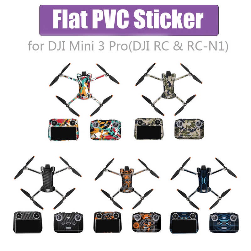 Sticker Skin para sa DJI Mini 3 Pro Stickers Protector Waterproof PVC ...