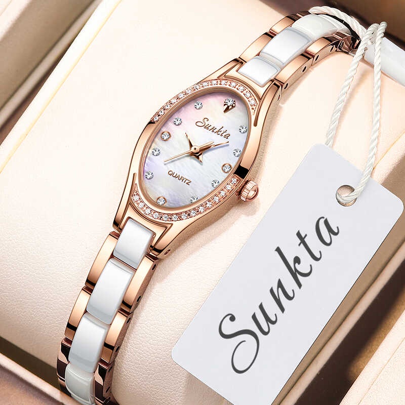 LIGE Sunkta Babaeng Panoorin Fashion Elegant Quartz Watch Babaeng Dress ...