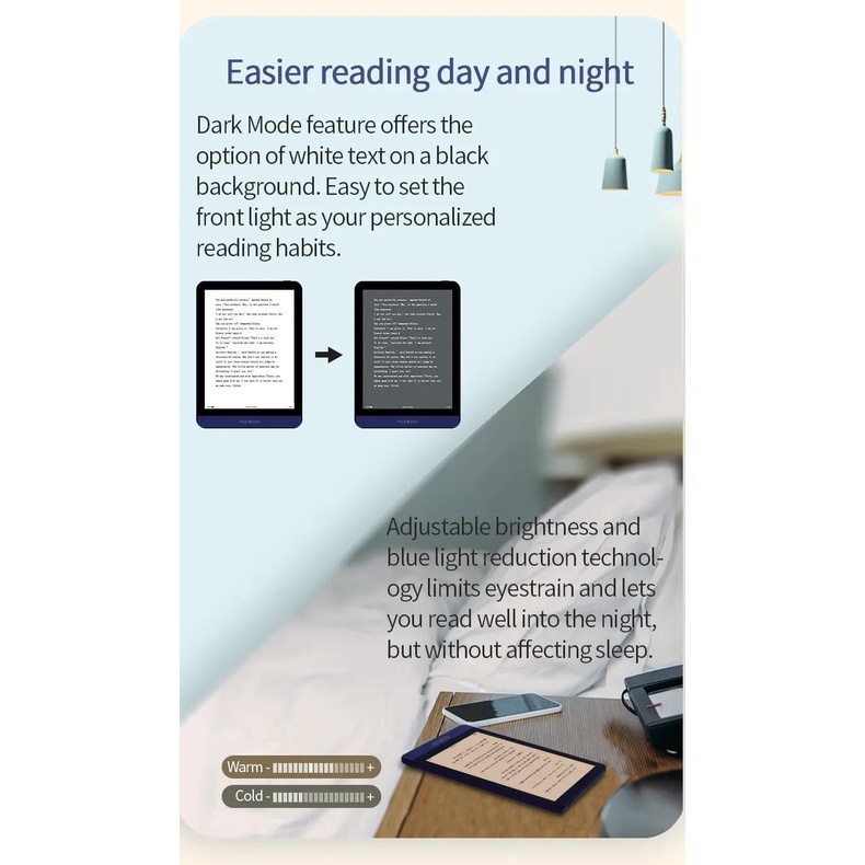 Original NEW Meebook M6 Ereader 6" Ebook reader Ereader with Dual color ...