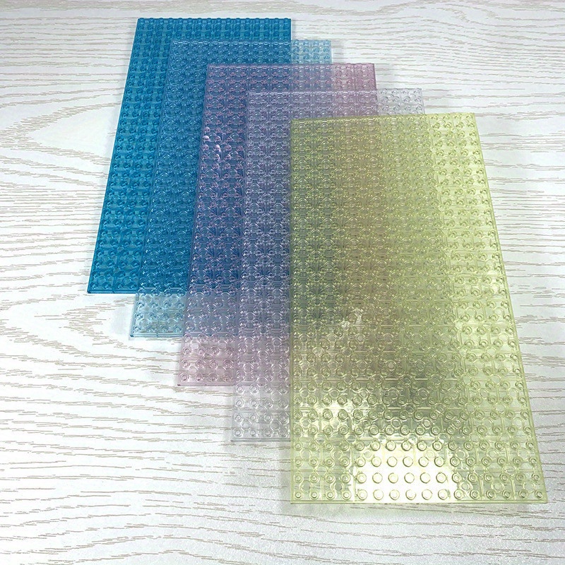 Transparent Base Plate 16x32 Dots Double-Sided Baseplate for Figures ...