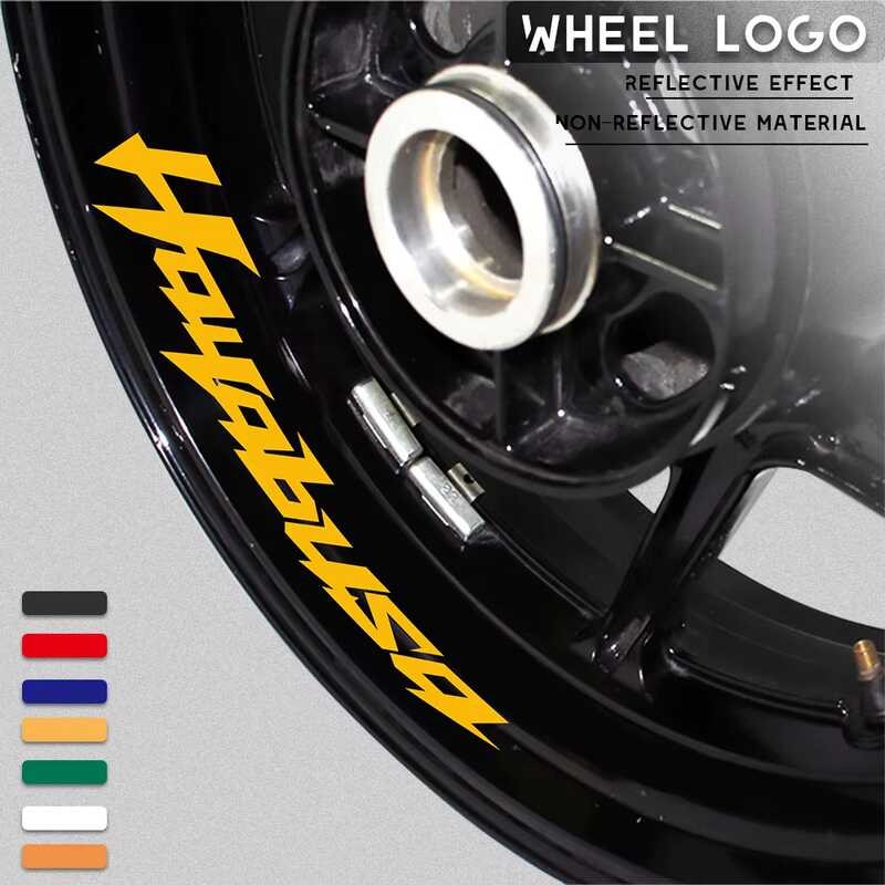 Tt Motorcycle Wheel Sticker Reflective Moto Waterproof Rim Decal Rim ...