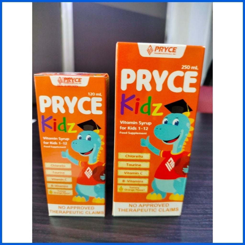 ☂ PRYCE KIDZ 250ML / 120mL Syrup ( Vitamins for 1-12 year old kids ...
