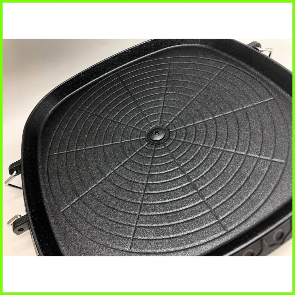 ⭐ Korean Samgyup Pan Non-stick Coating Korean Grill Square Multi ...