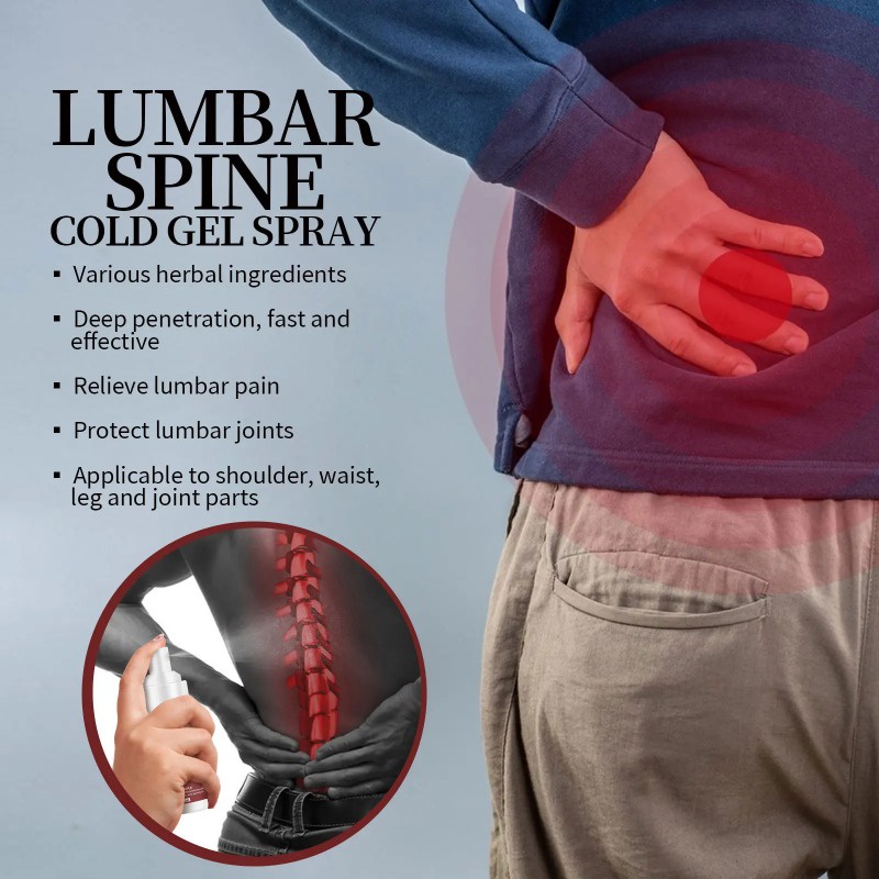 Lumbar Spine Pain Relief Spray and Herbal Analgesic Plaster Fast Acting ...