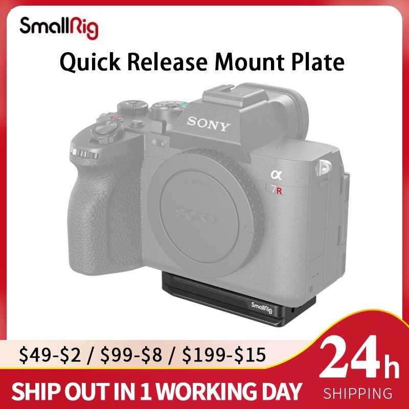 SmallRig Quick Release Mount Plate (Arca-Type Compatible) MD4150 Cage ...