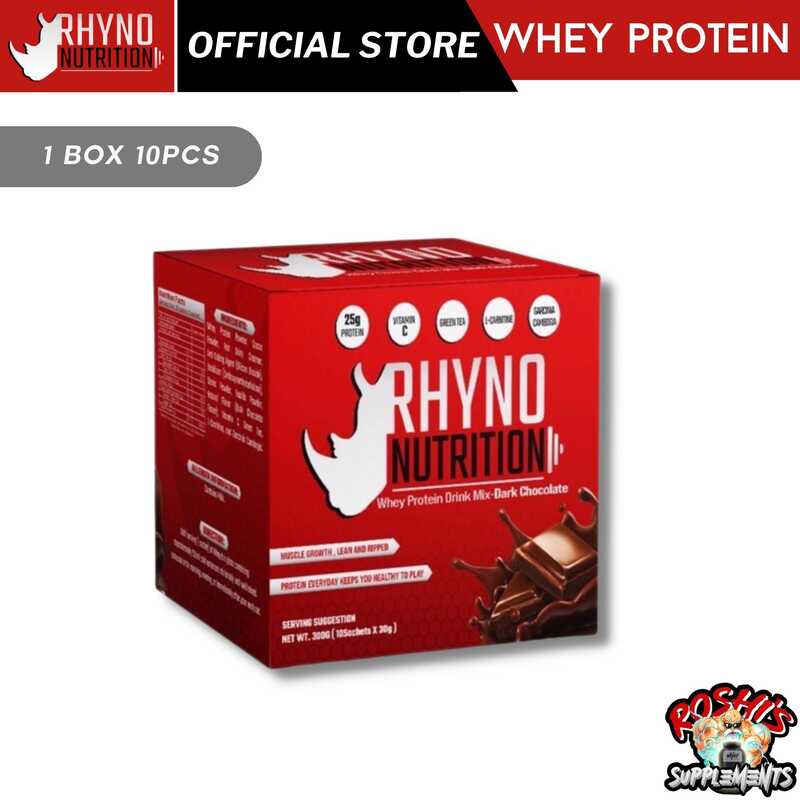 RHYNO NUTRITION WHEY PROTEIN DRINK | WITH OR WITHOUT SHAKER | Shopee ...
