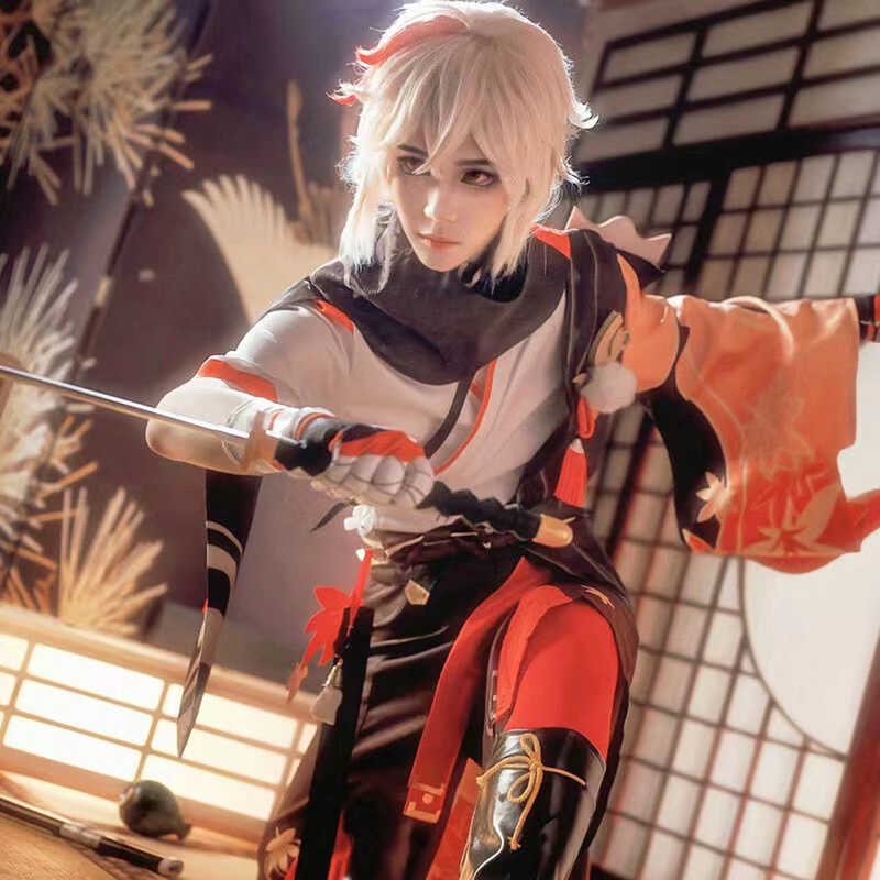 Kazuha Cosplay Costume Game Yuanshen Impact Kaedehara Kazuha Cosplay ...