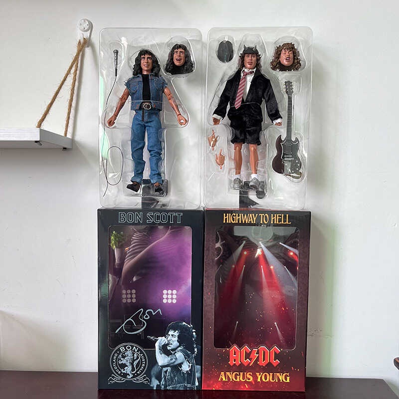 NECA Highway To Hell Angus Young Bon Scott Action Figure Model Toys ...