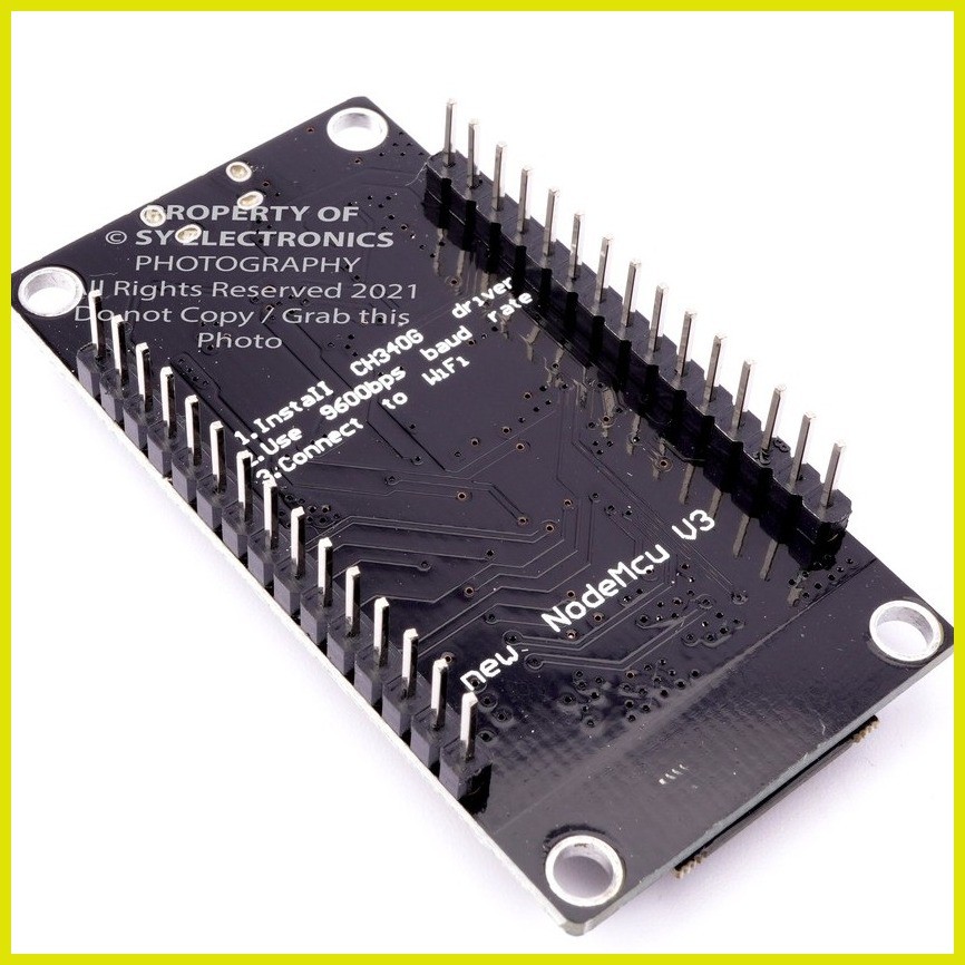 ∈ NodeMCU V3 ESP8266 with Micro USB ESP-12E Arduino CH340 WiFi IoT ...