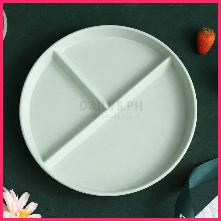 ♻︎ ♆ DAILYS Healthy Diet Meal Plan Plate Diet Baon with Divider ...