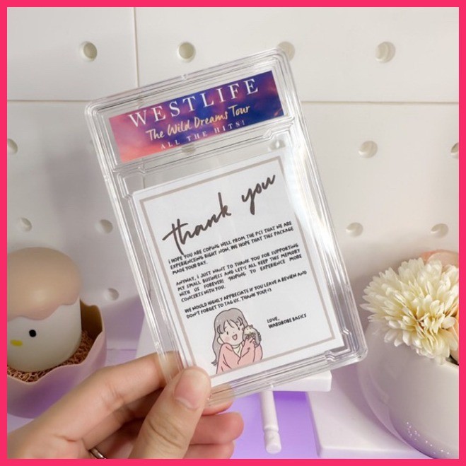 ® ∆ WESTLIFE Concert Ticket Frame/ Photocard Frame with Stand and FREE ...