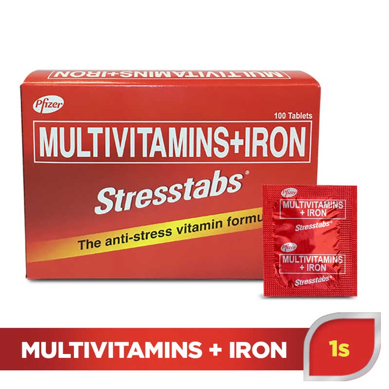 STRESSTABS Multivitamins 600mg 1 Tablet | Shopee Philippines