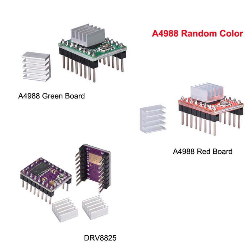 3D Printer Module A4988 DRV8825 Stepper Motor Driver PCB Board | Shopee ...