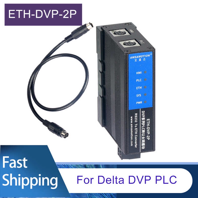 ETH-DVP-2P For Delta DVP PLC Extension Etherent Port And Connect HMI ...