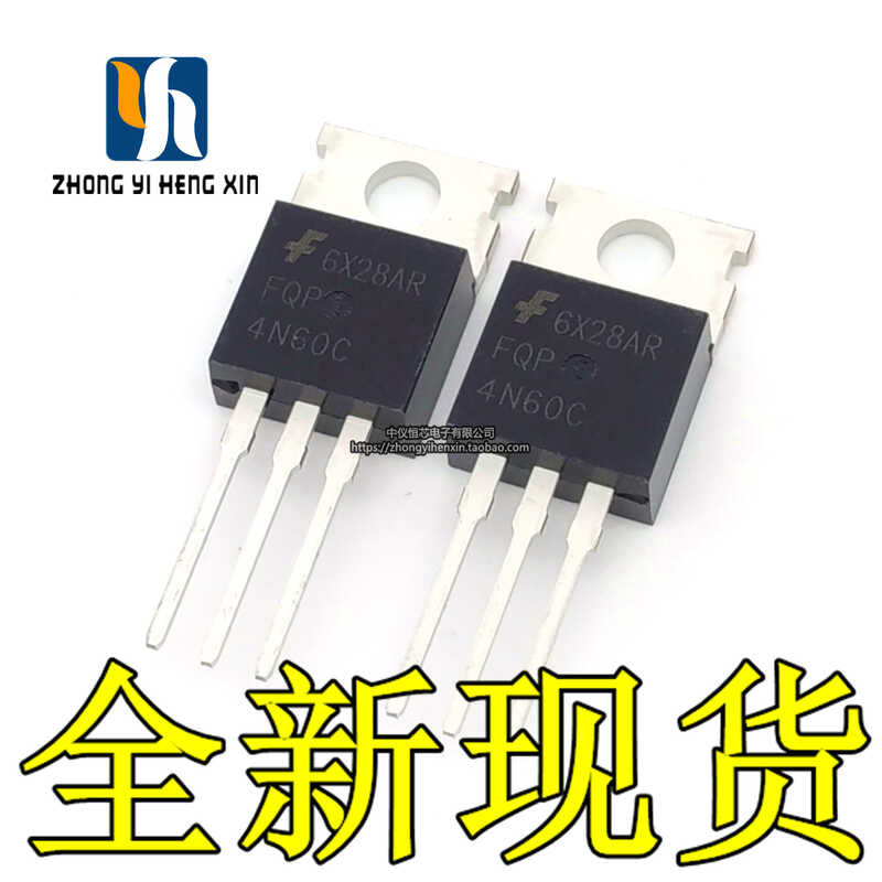 New FQP4N60C 4N60C TO-220 4A 600V large chip transistor MOS field ...