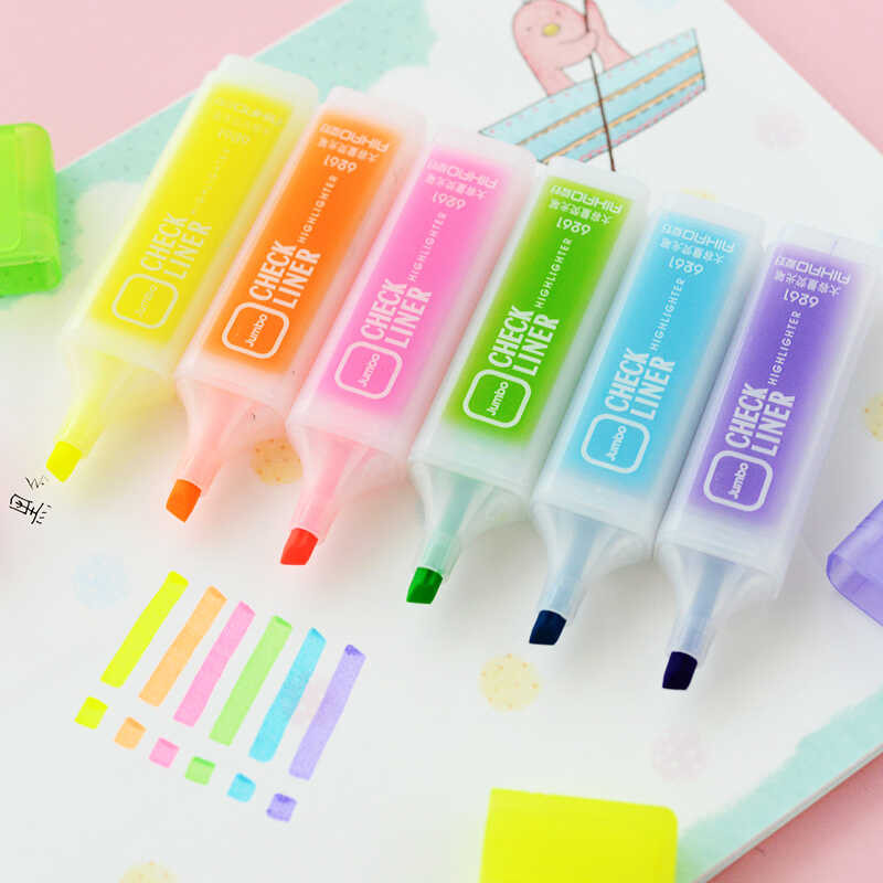 Class 2, Year 3 Korean Stationery Hobby Color Matte Fluorescent ...