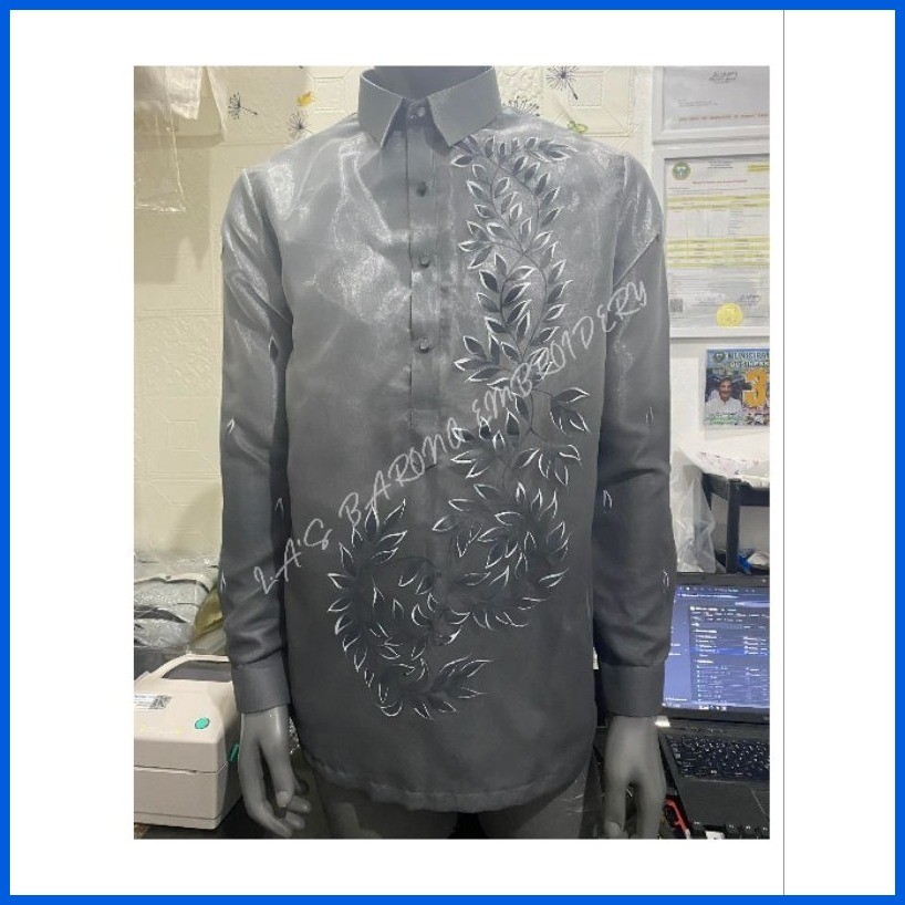 ♨ Barong Tagalog Monochromatic Hand painted design (Best Seller ...