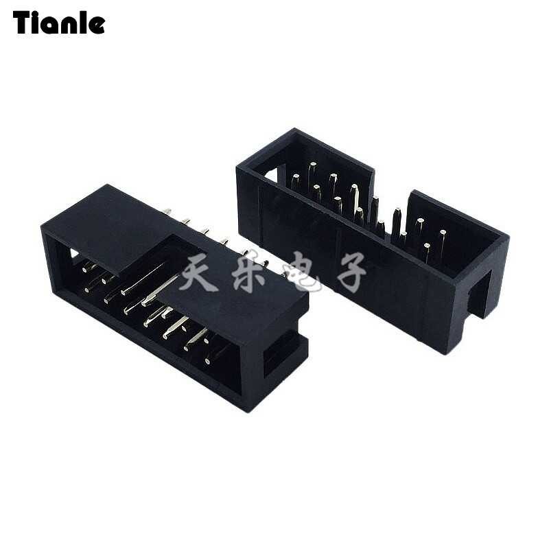 Simple horn socket DC3-10 2.54MM 2 * 5 straight pins 10P ISP interface ...