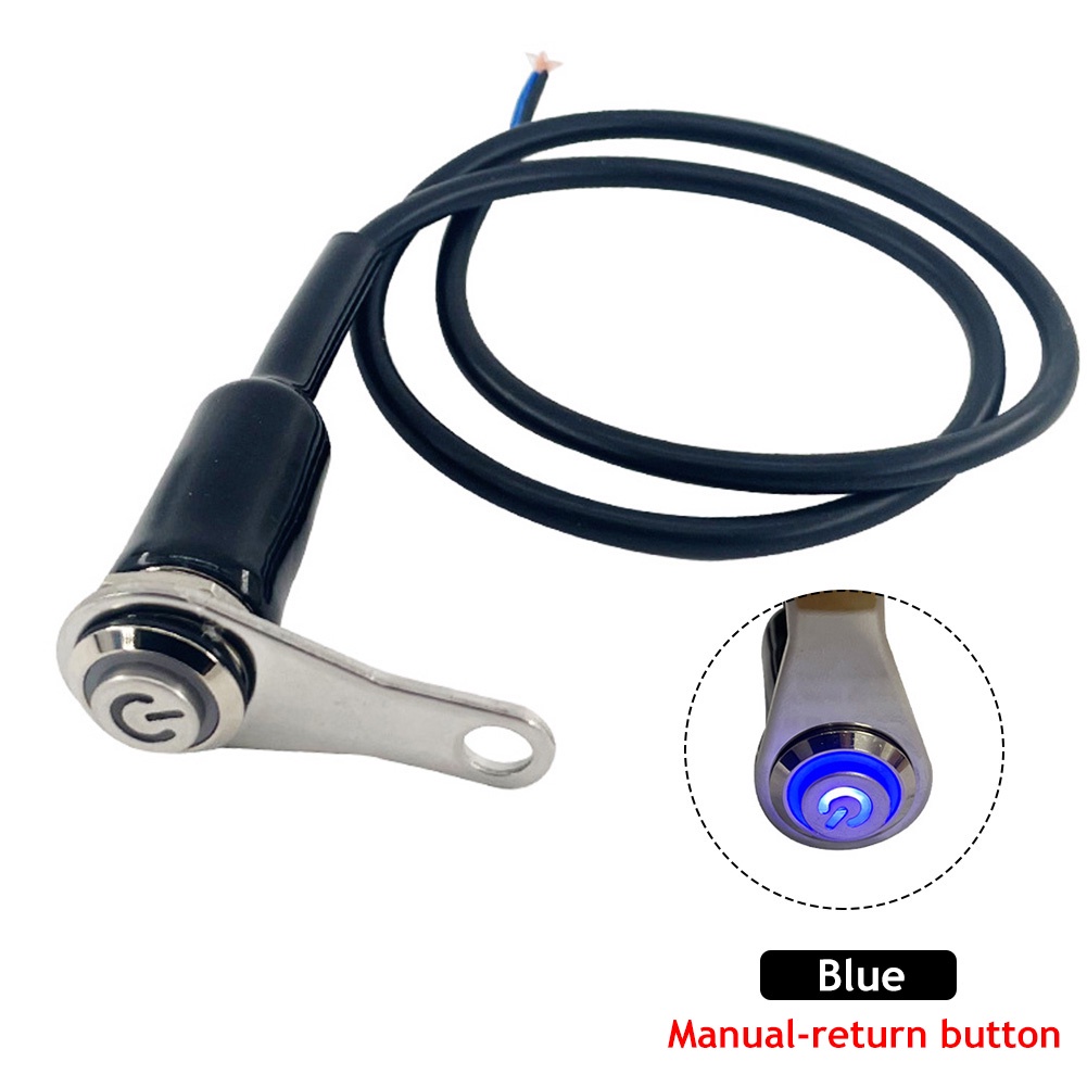 LED Motorcycle Switch ON+OFF Handlebar Mount Aluminum Alloy Waterproof ...