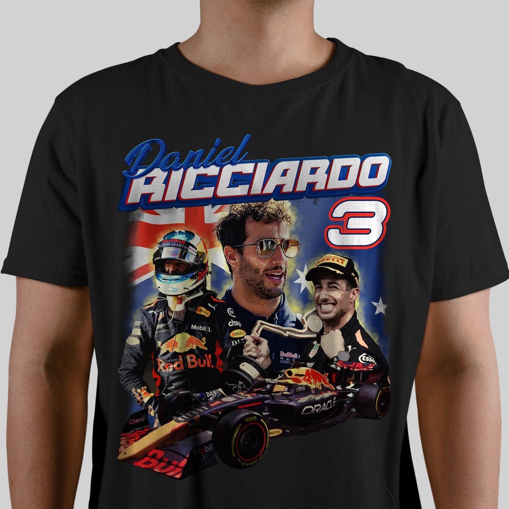 Daniel Ricciardo Red Bull Formula One Racing Vintage 90s Bootleg Unisex ...