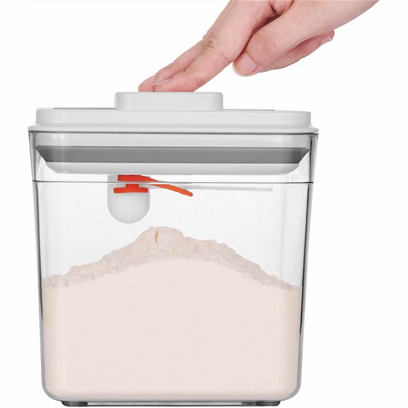 Extra Airtight Food Storage Container Stackable Transparent Vacuum ...