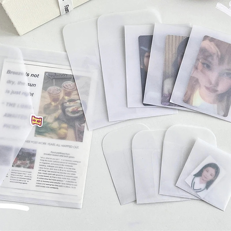 Semi-transparent Waterproof Paper Envelope/ DIY Postcard Idol Star ...