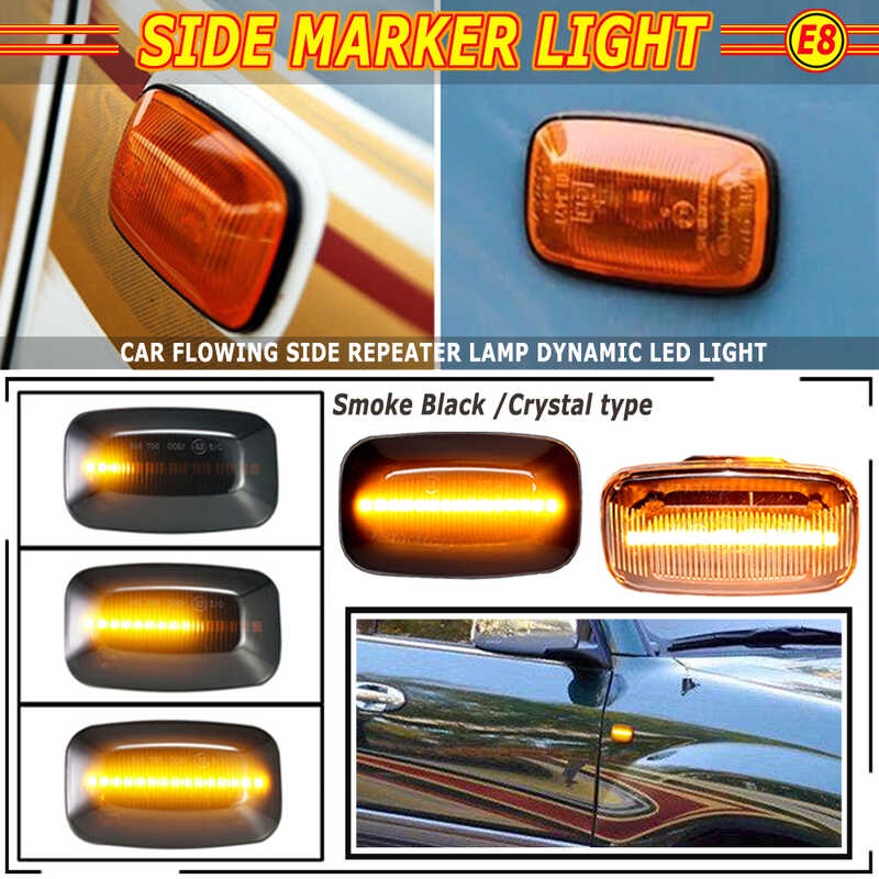 Side Marker Turn Signal Lamp Para sa Toyota Land Cruiser 70 80 100 ...