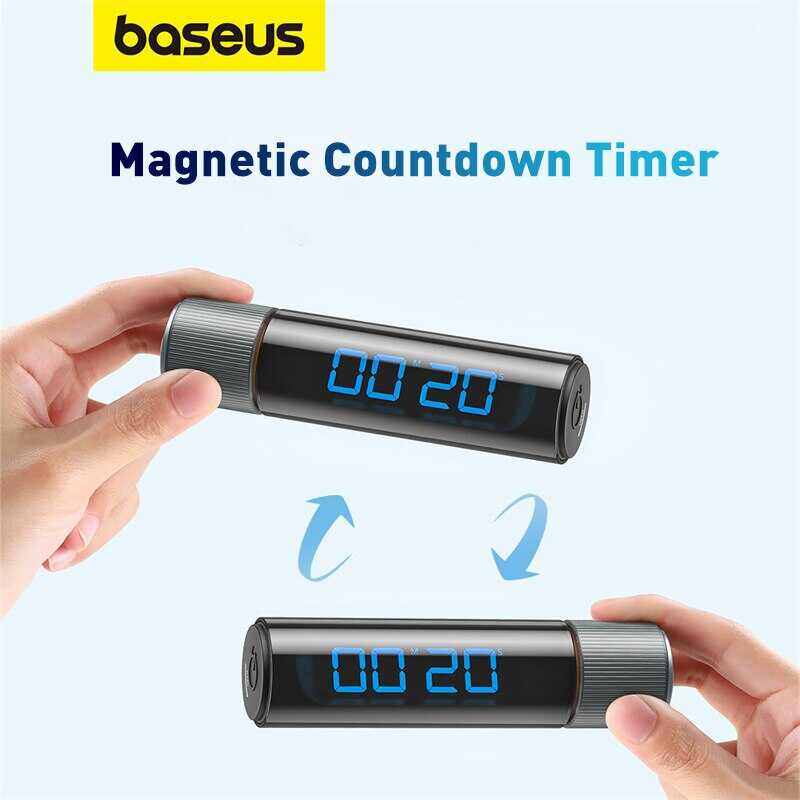 Magnetic Kitchen Timer Digital Timer Study Stopwatch Manual Countdown ...