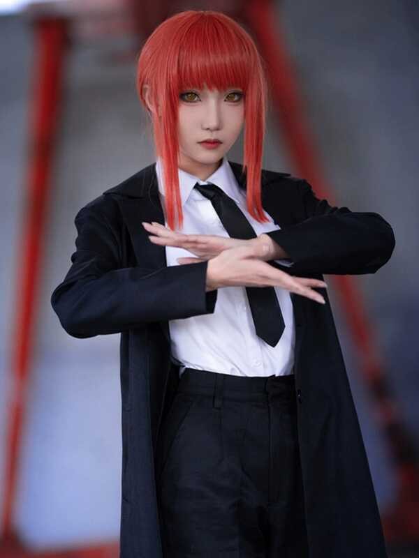 man Chainsaw chain saw man machima cosplay costume demon hunter cosplay ...