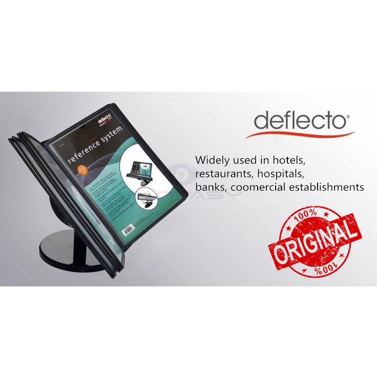 FANTASY DEFLECT-O A4 Desktop Rotating Page Flip Display Stand Menu ...