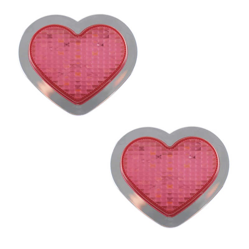 2pcs 12V JDM Car Side Marker Indicators Heart Shaped LED Light Turn ...