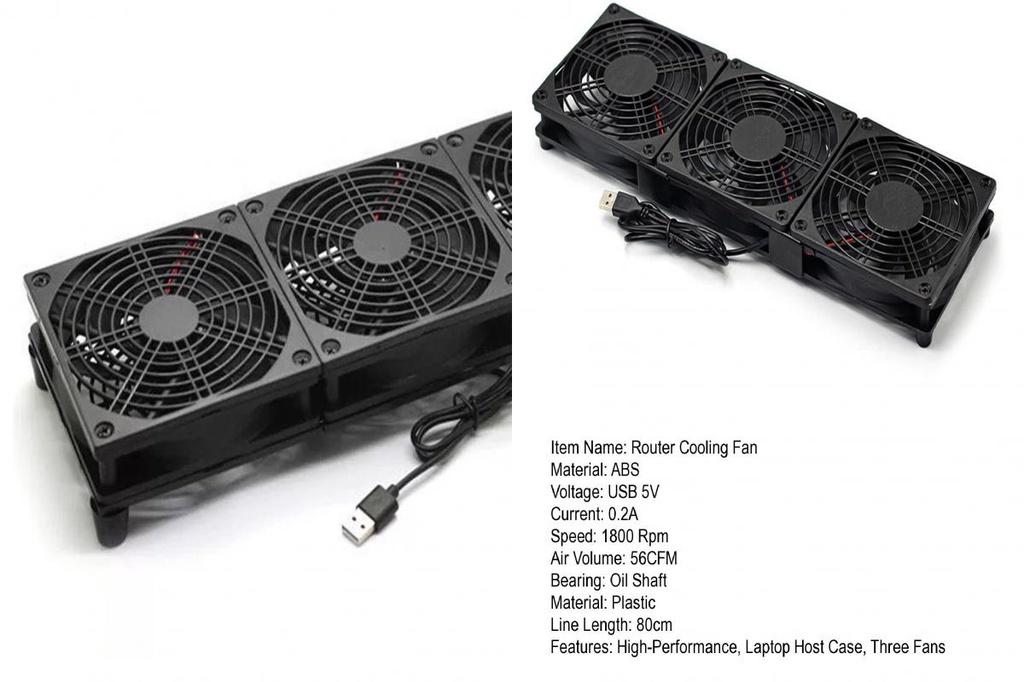 [calcutta] Strong Wind Router Fan High Performance 5v Usb Router ...