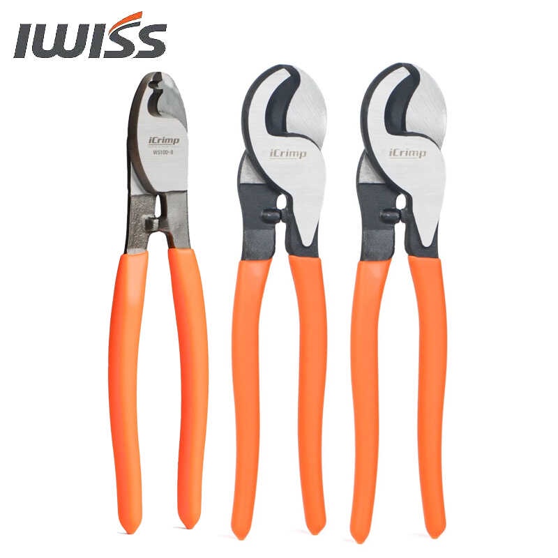IWISS WS100-6 WS100-8 WS101 Wire Cable Cutter hanggang 35mm² para sa ...