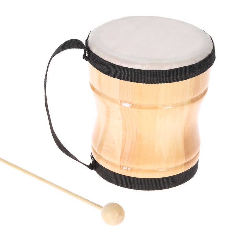 Bongo Drum Children Wood Hand Bongo Drum Musical Toy Beginner ...