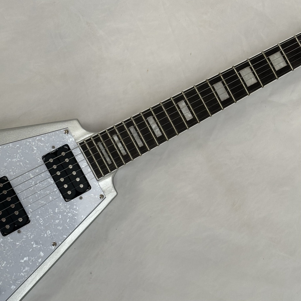 Gibson Flying V Version Electric Guitar Silver Mahogany Body Rosewood ...