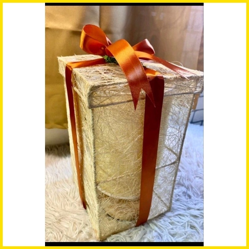 Abaca Box6*6*10.5 Lamp shade box (BOX ONLY) | Shopee Philippines
