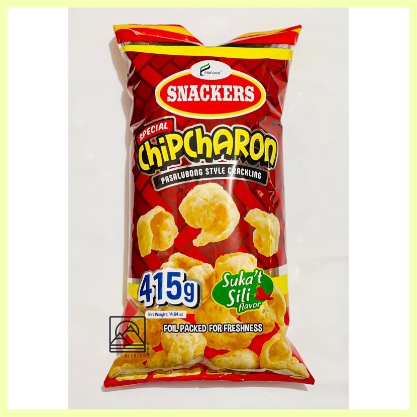 CHIPCHARON - Lechon Kawali/Sukat Sili (Snackers) | Shopee Philippines