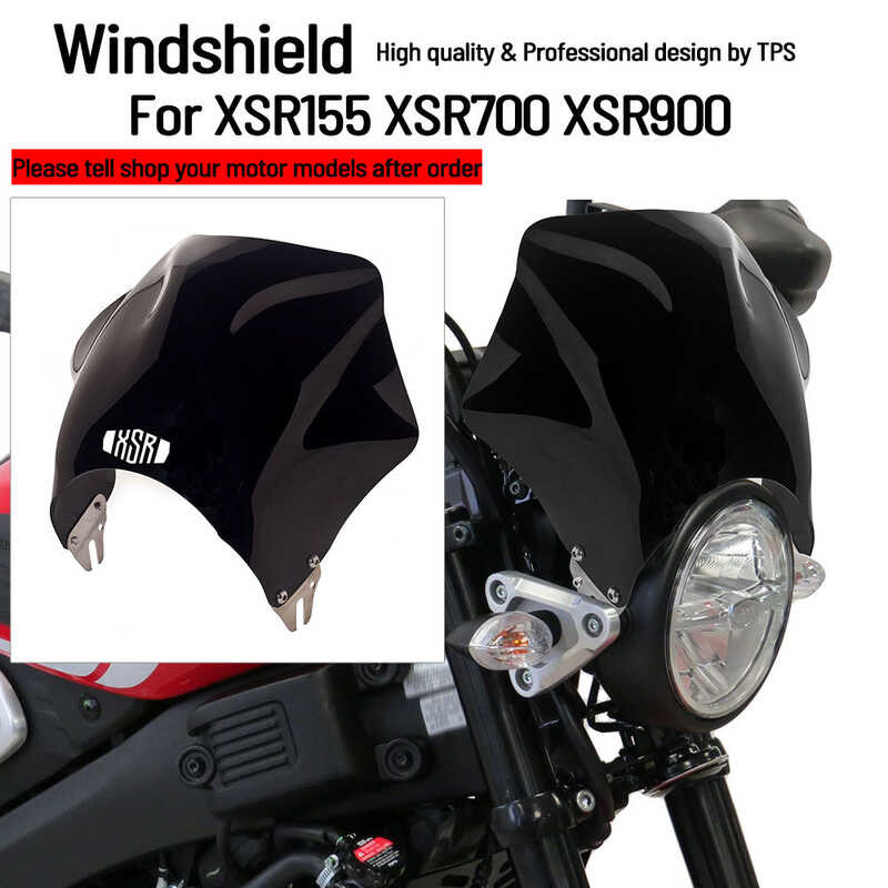 For Windshield Xsr155 Xsr700 Xsr900 XSR 2019-2023 Motorcycle Windscreen ...