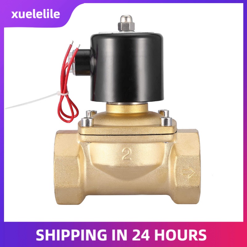 220V DN50 2 Two Way Brass Electric Solenoid Vae Normally Closed 220VAC ... 220V DN50 2 Two Way Brass Electric Solenoid Vae Normally Closed 220VAC ...