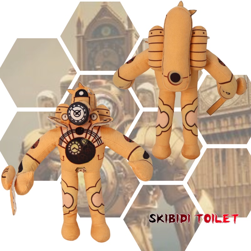 Toilet Plush Skibidi Super Combo King Of Clocks Pp Cotton Toy Stuffed ...