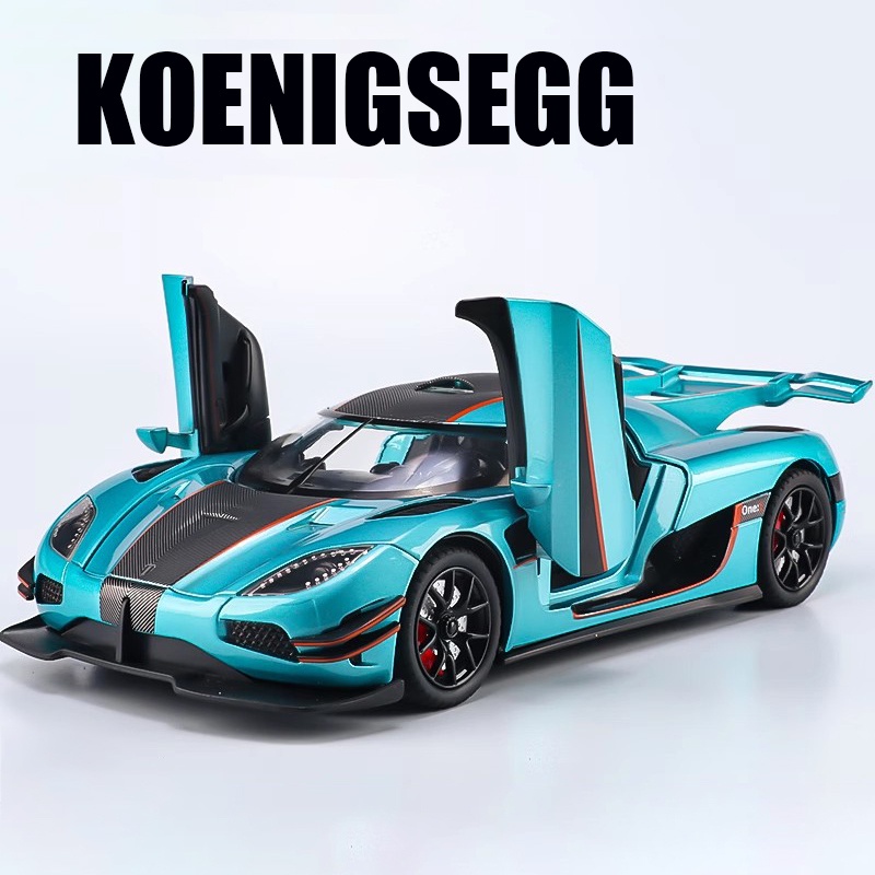 1:24 Koenigsegg ONE 1 One:1 Alloy Die Cast Car Model Sound and Light ...