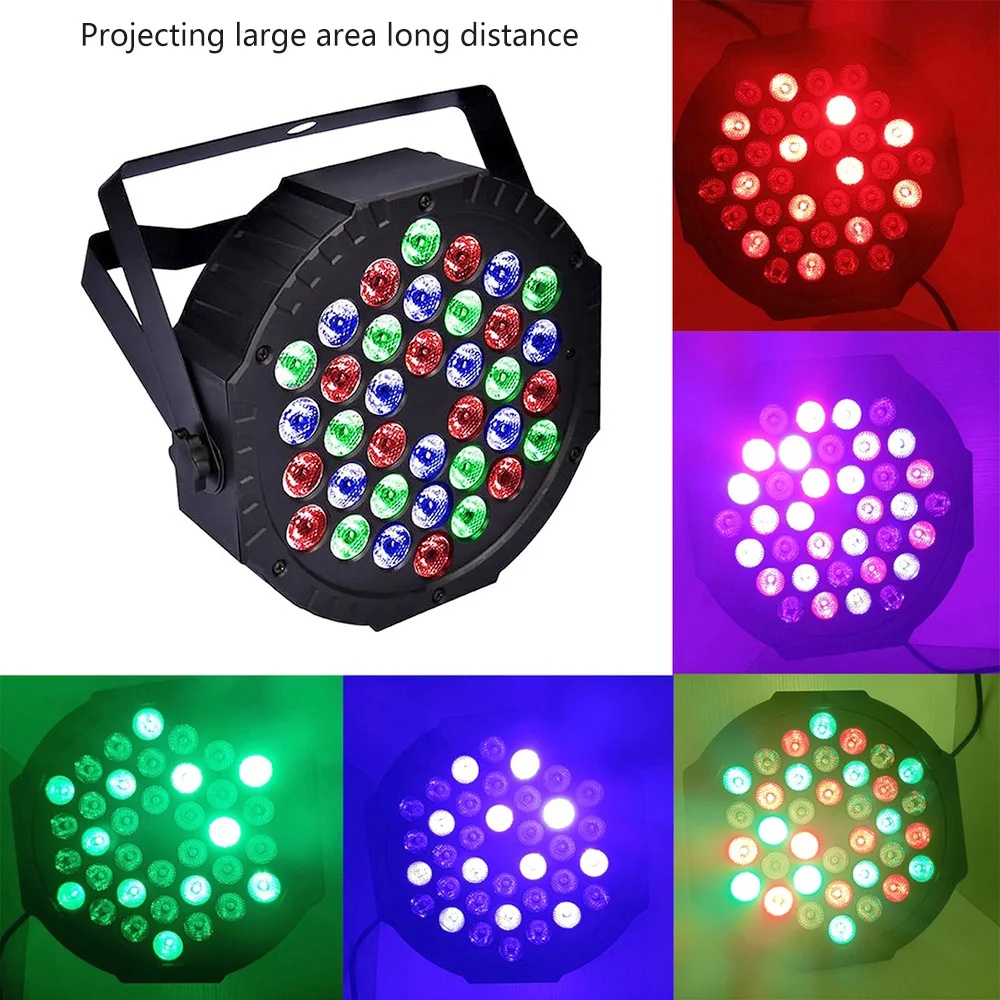 36LED Par Lights 9 Modes 18/36W RGB DJ Stage Lamp RGB Disco Light Stage ...