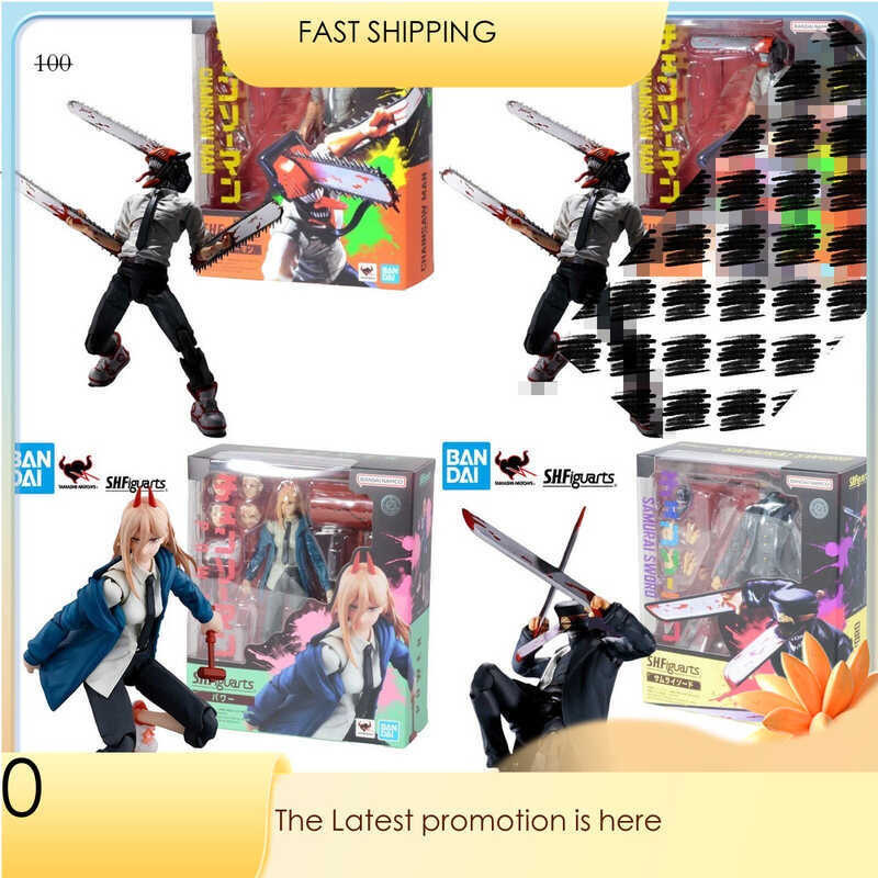 In Stock Bandai S.H.Figuarts Chainsaw Man shf Power Samurai Sword SHF ...