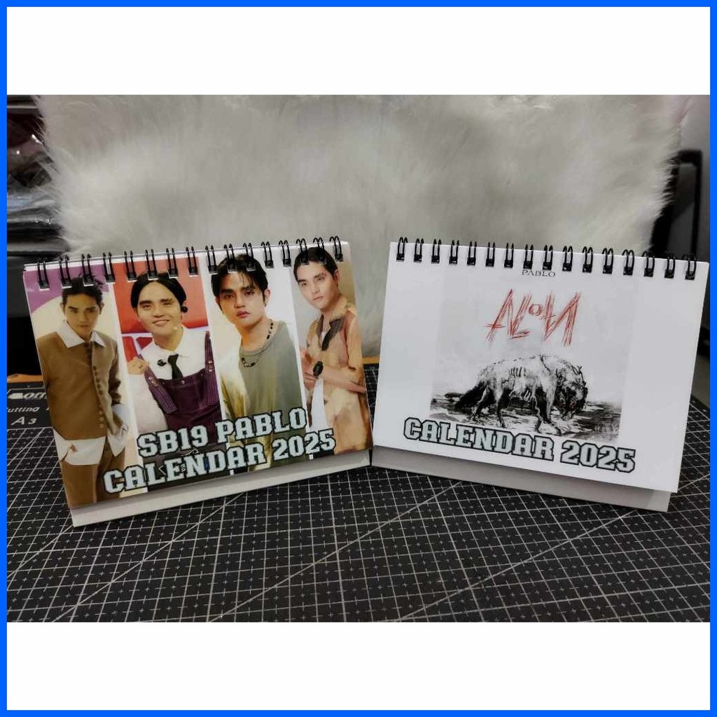 ♒ ๑ ☬ SB19 PABLO DESK CALENDAR 2025 l A6 and A5 size | Shopee Philippines