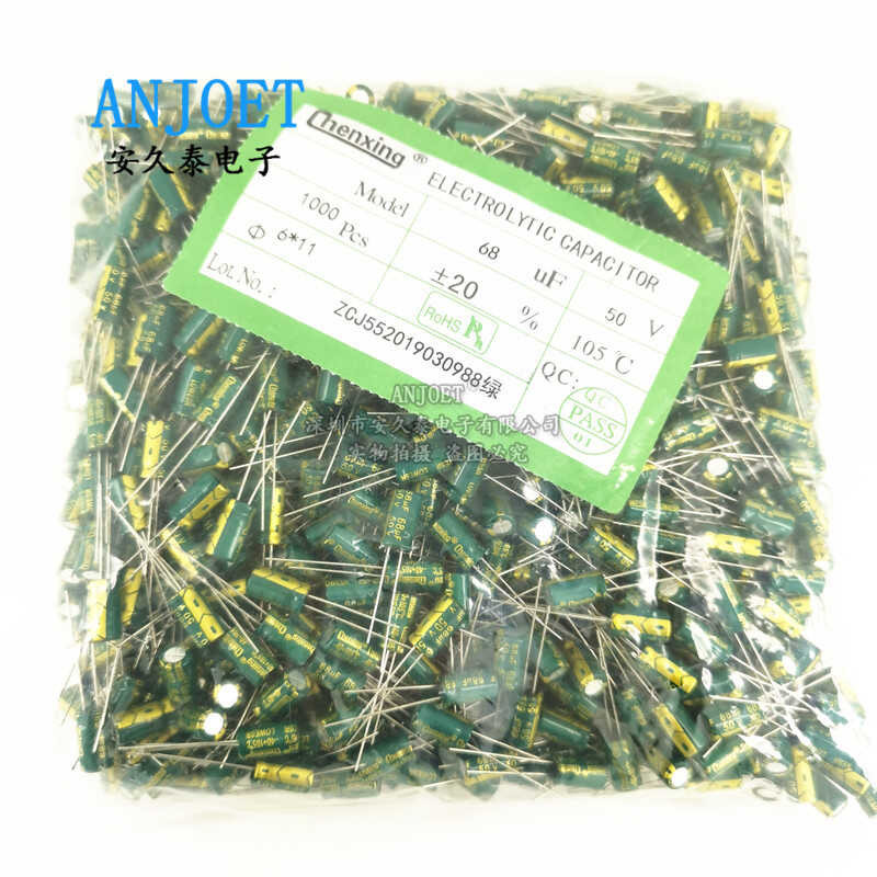 Insertion Direct Electrolytic Capacitor 50V68uf Volume 6 * 12Mm 68Uf ...
