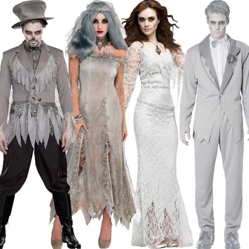 sexy Halloween zombie costume COS role-playing male and female demon ...