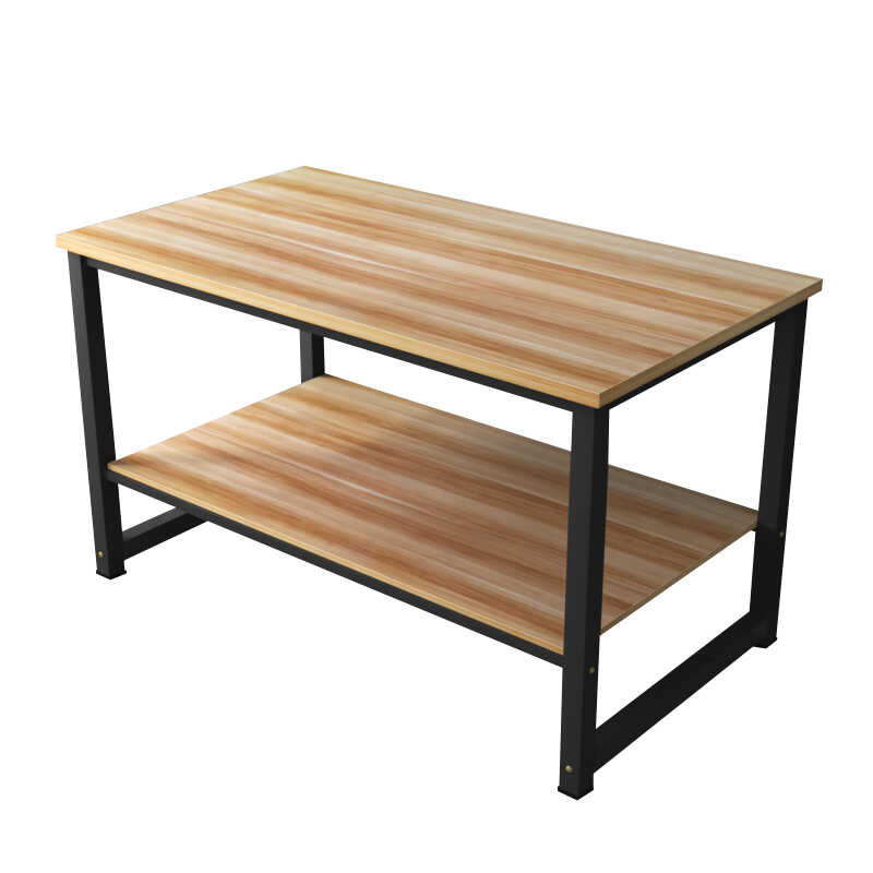 Workbench double-layer packaging assembly line operation workshop workbench experimental t ...