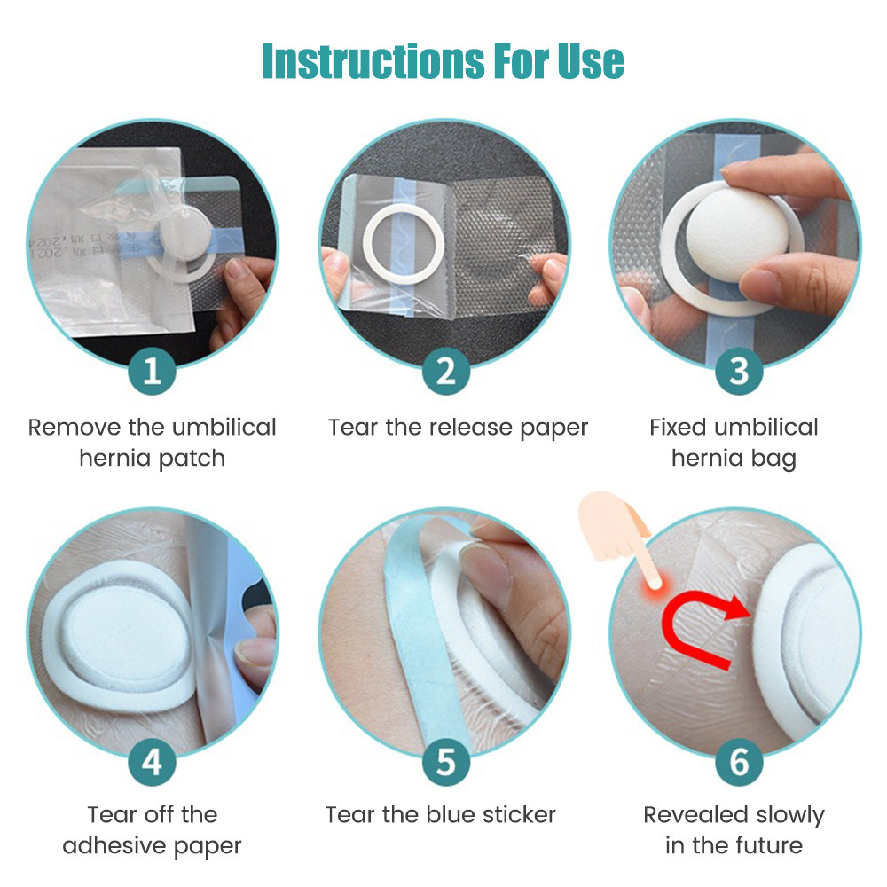 SALORIE Disposable Umbilical Hernia Patch Fixation Belt Navel Protector ...